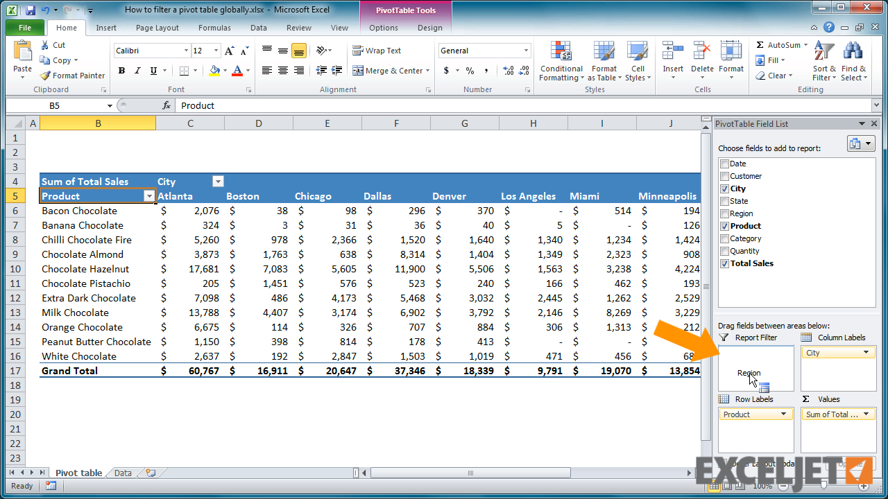 How To Filter Sum Values In Pivot Table Printable Templates